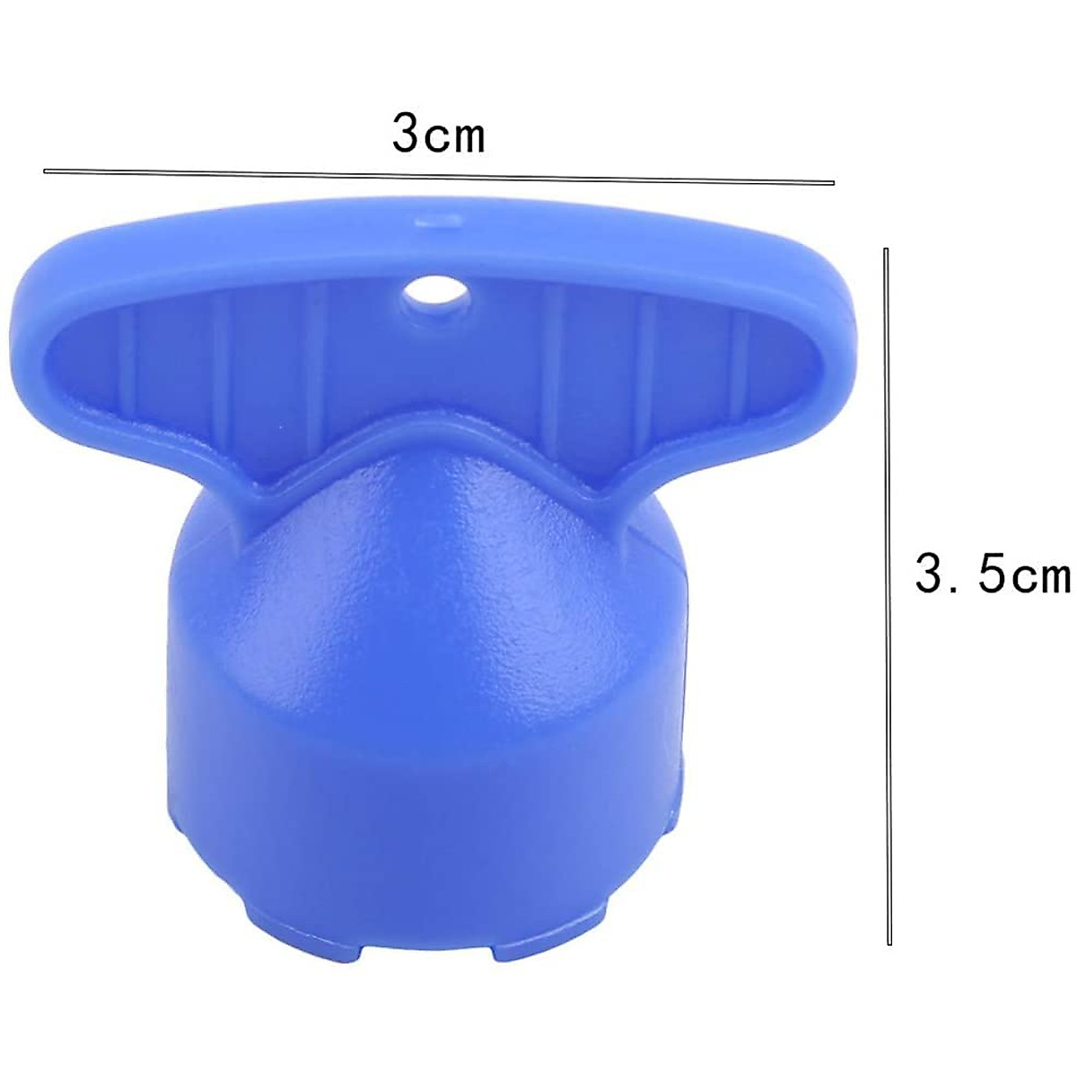 5 pcs/Set 2.2GPM Cache Faucet Aerator Key with 5 Pieces Faucet Aerator Removal Wrench Tool Practical Design, as shown