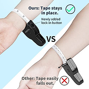 esLife Body Tape Measure 60" [Clip-Lock & Eject Release & Retract] 150cm, Self Measuring Tape Accurate for Tracking Weight Loss, Tailoring, Crafts, Item Measurement