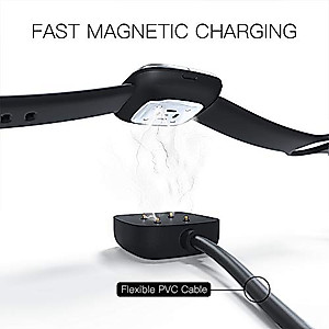 AWINNER Cable Compatible with Fitbit Sense 2/Sense/Versa 4/Versa 3,Replacement USB Charger Adapter Charge Cord Smart Watch Charging Dock