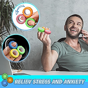 Anzmtosn 1.26 Inch Jumbo Magnetic Building Block for Kids Toddlers, Safe ABS Science Kit Large Magnets Cube Educational Learning Toy Stem Toy 3D Stacking Logical Toy Xmas Stocking Stuffer