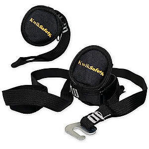 KwikSafety - Charlotte, NC - Marmoset Trauma Straps [1 Pair] Fall Protection OSHA Comfort Suspension Safety Device & Arrest System Attachment for Body/Legs Relief Compact, Lightweight & Quick Connect
