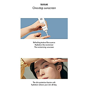 Dr.Ceuracle Hyal Reyouth Moist Sun SPF 50+ PA++++ㅣMoisturizing, UV Protection, Face & Body ㅣEssence-like Sunscreen without stickiness ㅣThe dual formula for hydration and UV protection