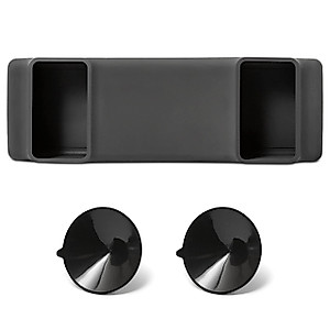 Silicone Skin for SunPass Pro and SunPass Portable (Florida), UNI Pass by E-Pass, and Rectangular EZ Pass with Suction Cups. Wraps Your Transponder for a Discreet Look. Includes Black Suction Cups