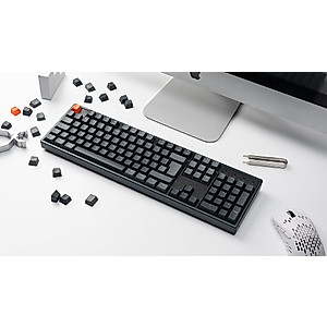 Keychron K10 Wireless Mechanical Keyboard with Gateron G Pro Brown Switch Aluminum Frame