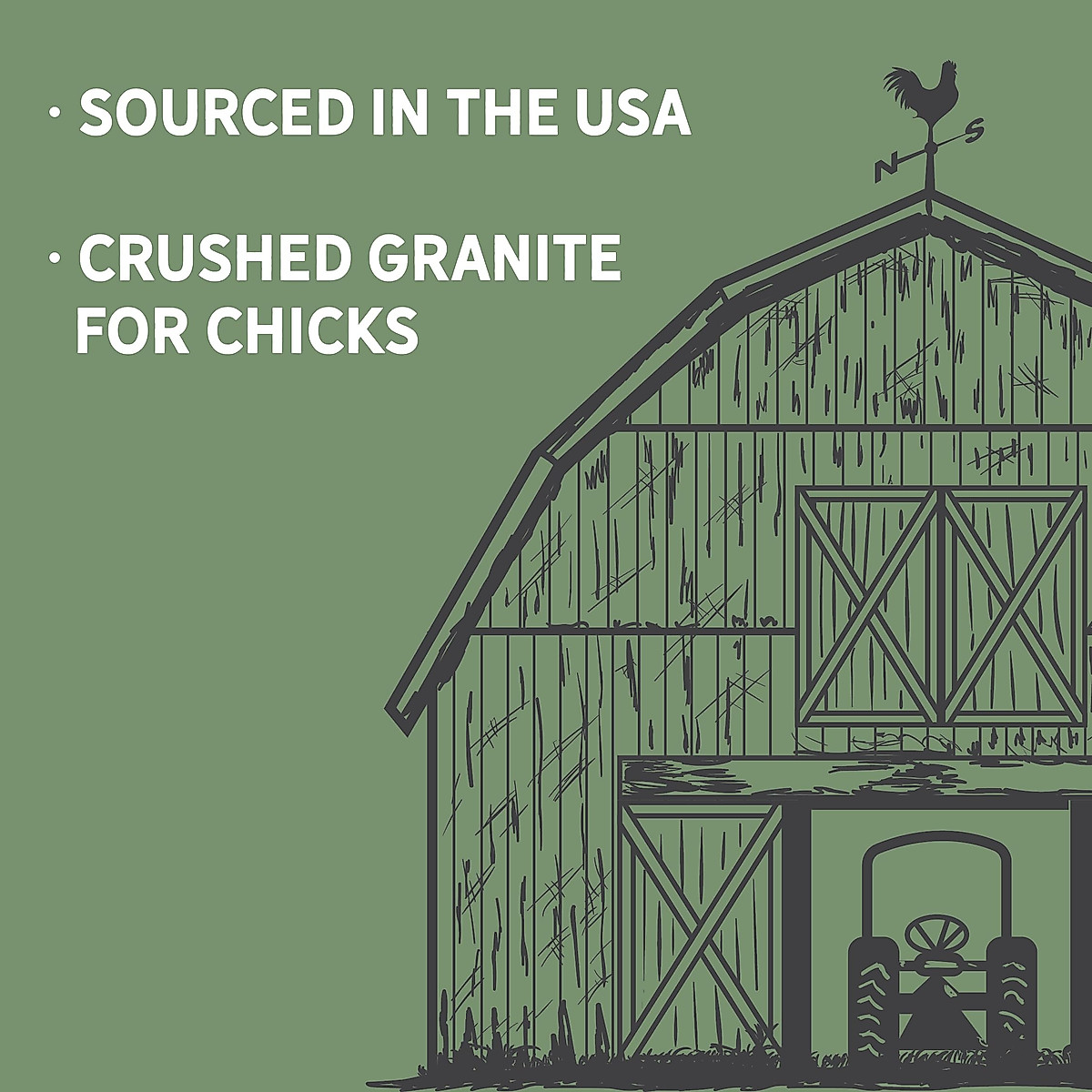 New Country Organics | Flock Perfect Starter Grit for Chicks to Help aid in Digestion | 8 lbs