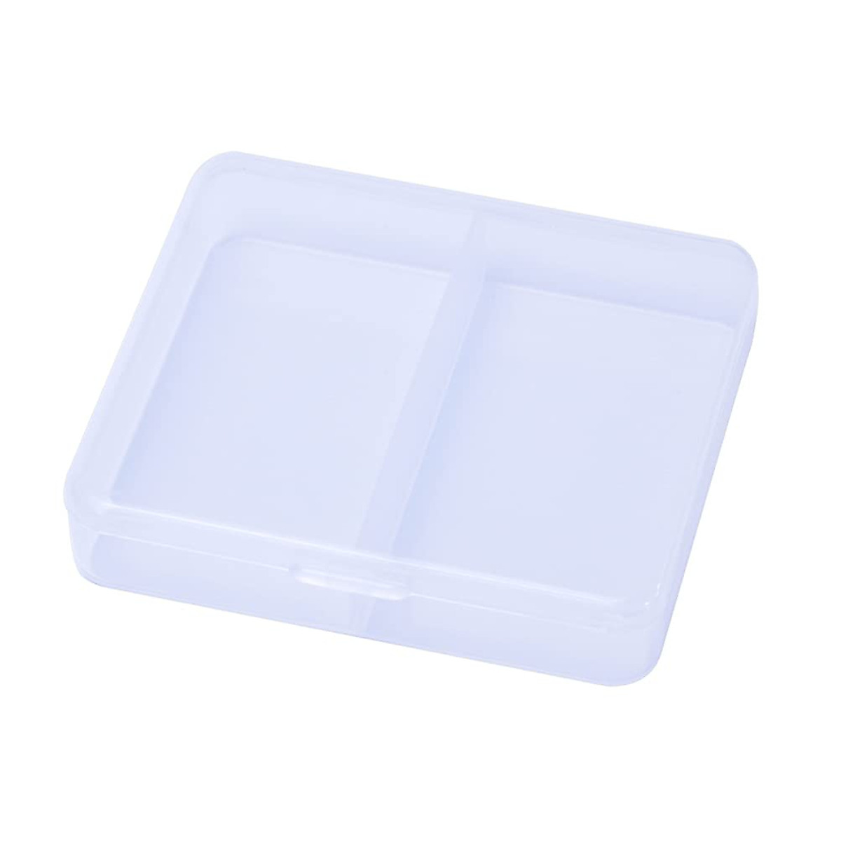 EXCEART 6Pcs Small Storage containers Jewelry Organizer Tray containers with lids Clear Container with lid containers for Beads Craft transperant Container case Pill Box hyaluronic Acid