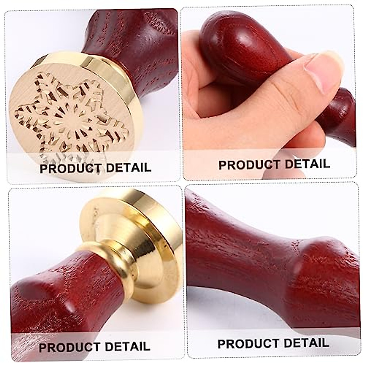 Amosfun Retro Wax 12 Pcs Christmas Wax Seal Antique Postage Wax Seal Stamp Kit Merry Christmas Seal Stamp Stampers Stamps for Christmas Stamps Stamp for Envelopes Invitations Stampers