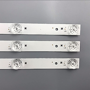 LAZIRO L40P1A-F Light Bar TOT-40D2900-3X8-3030C YHA-4C-LB4008-YH07J Total Length 69CM 3 Light Bars Compatible with TCL TV Light Strip