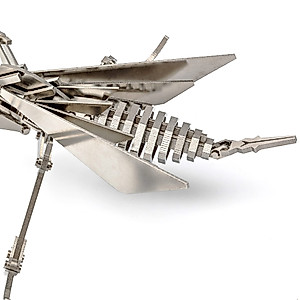 Madsteel Insect Mantis Exhilarating 3D Metal Model Puzzle Kit for Adults – Exquisite Brain Building Miniature Toy, Stainless Steel Assembly for Mindful Relaxation and Fun (Non-Finished Model)