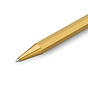 Kaweco PS-BPBR Ballpoint Pen, Oil-based, Special Brass