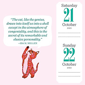 Cat Trivia Page-A-Day Calendar 2023: Cat Quotes, Paw-some Jokes, True or False, Owner's Tips, Famous Cats, Know Your Breeds, and More!