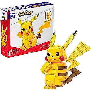 MEGA Pokémon Action Figure Building Toy Set for Kids, Jumbo Pikachu with 806 Pieces, 12 Inches Tall, Age 8+ Years Old Gift Idea (Amazon Exclusive)