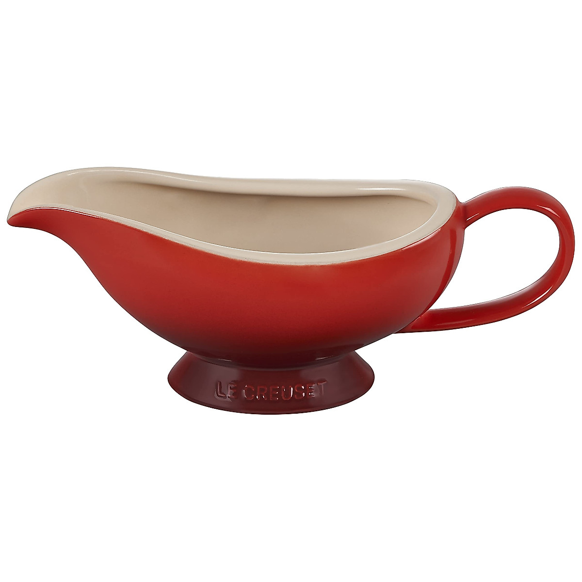Le Creuset Gravy Boat, 16 oz, Cerise
