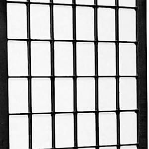 Legacy Decor 4 Panels Japanese Style Room Screen Divider Black