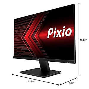 Pixio PX259 Prime 25 inch 280Hz (144Hz Supported) Refresh Rate FHD 1080p Resolution Fast Nano IPS Panel 1ms GTG Response Time Gaming Monitor with AMD FreeSync Premium