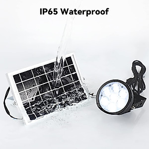 Joylight Flag Pole Light Solar Powered Outdoor, Solar Flagpole Light 6000K White Led IP65 Waterproof Dusk to Dawn 3 Mounted Ways Clamp Ground Wall for Flag Pole