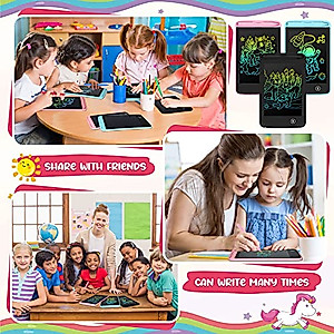 20 Pcs LCD Writing Tablet for Kids 6.5 Inch Colorful Doodle Board LCD Writing Board Kids Portable Electronic Drawing Board Erasable Drawing Pad Reusable Writing Pad for Kid Educational Learning