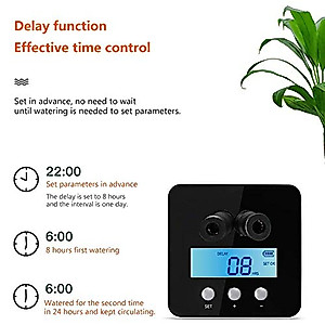 Reptile Humidifier, Reptile Fogger for Terrariums, High-Density Fog Automatic Misting Rainforest Sprayer System with Adjustable Spray Nozzles, Ideal for Paludarium/Vivarium/Reptiles/Amphibians/Herps