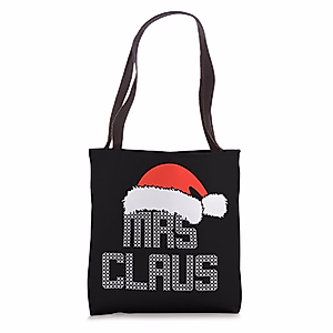 Mr and Mrs Claus Family Matching Xmas Santa Tote Bag