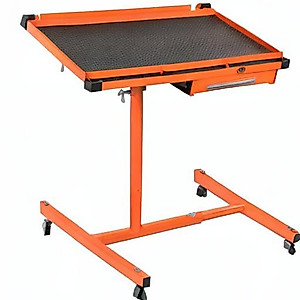 Eisen® ES8 Heavy Duty Adjustable Work Table with Drawers, Rolling Tool Tray with Wheels of 220lbs Capacity