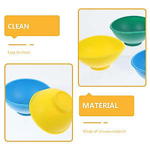 SHERCHPRY 8pcs Silicone Mini Pinch Bowls for Condiments Dips Snacks Sauce Nuts Candy Fruits Appetizer