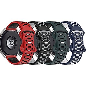 Chofit Watch Bands Compatible with Letsfit IW1 Lite for Women&Men Breathable Silicone Replacement Wristbands Adjustable Sport Strap Quick Release Band for Letsfit IW1 Lite Smart Watch Bands