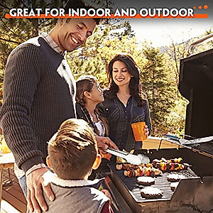 Griddle Accessories kit for Blackstone, 27 PCS Flat Top Grill Accessories with 17.4 Inch Extra Long Griddle Spatula Scraper and Basting Cover, Griddle Tools Set for Outdoor, Hibachi and Teppanyaki