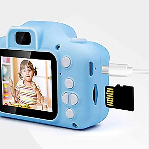 LKYBOA Kids Camera Toys for 3-12 Year Old, Children's Digital Camera 2Inch Touch Screen Games Camera Video (Color : B)