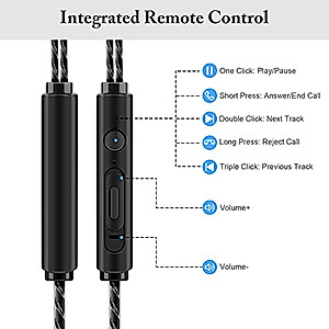 JAKPAK 3.5mm Earphone for Samsung A13 A12 A32 Wired Sport Earphones with Mic Volume Control Noise Canceling Deep Bass Stereo Sound Earbuds for Samsung A03s A02S S10 S9, Moto G Stylus,G Pure,One 5G Ace