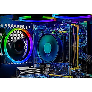 Skytech Shadow 3.0 Gaming PC Desktop - AMD Ryzen 5 3600 3.6GHz, RTX 3060 Ti 8GB GDDR6, 16GB DDR4 3200, 1TB NVMe SSD, 600W Gold PSU, RGB Fans, AC WiFi, Windows 10 Home 64-bit…