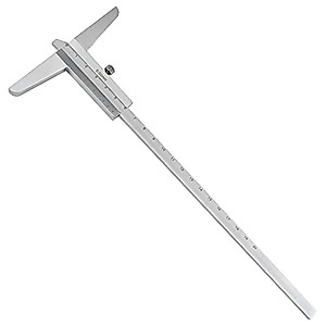 Utoolmart Depth Gauge Vernier Caliper 200mm X 0.02mm Carbon Steel Measuring Tool 1Pcs