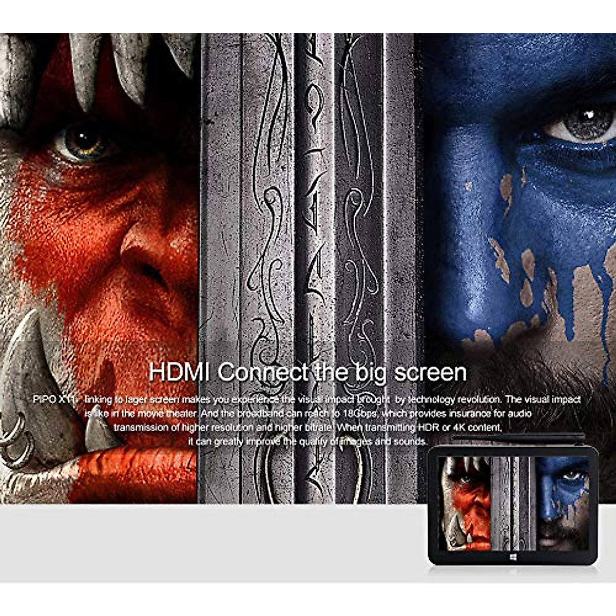 PIPO X11 9 inch 1920 * 1200 Mini PC Windows 10 3G RAM 64G ROM Intel Cerelon N4020 Tablet PC TV Box HDMI Bluetooth 4.0