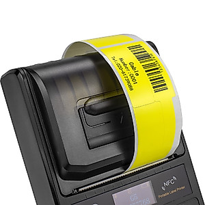 NETUM NT-1228BC Bluetooth Barcode Scanner, NETUM G5 Label Maker Bluetooth Thermal Label Printer Portable Barcode Printer