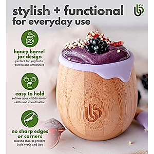 Bamboo Baby and Toddler Sippy Cup - 5 Oz Eco-Friendly Dinky Cup with Cute Silicone Drip Rim for Teeth and Gum Protection - Ideal Toddler Transition Cup (Green)