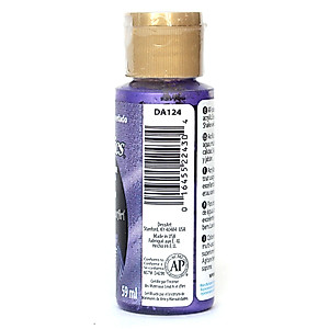 DecoArt Dazzling Metallics 2-Ounce Purple Pearl Acrylic Paint