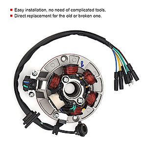 Acouto Magneto Stator Plate Ignition Stator Magneto Plate Magneto Stator Replace Fit for LIFAN YX 140cc Kick Start Engine PIT PRO Trail Dirt Bike