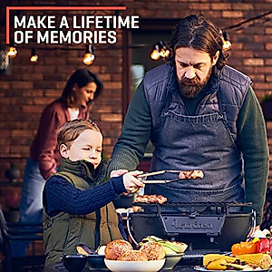 Uno Casa Hibachi Grill - Pre-Seasoned Small Charcoal Grill, Portable Charcoal Grill for Camping, Outdoors Table Top Grill Charcoal, Japanese Hibachi Grill - Waterproof Cover Included