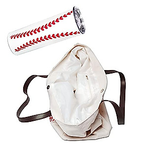 YHSHYZH Baseball tote Handbag Purses with Zippers Pockets & 5D Print 20 Oz Skinny Tumbler Packets Gifts for Baseball Mom Team Fans(white, x-large)