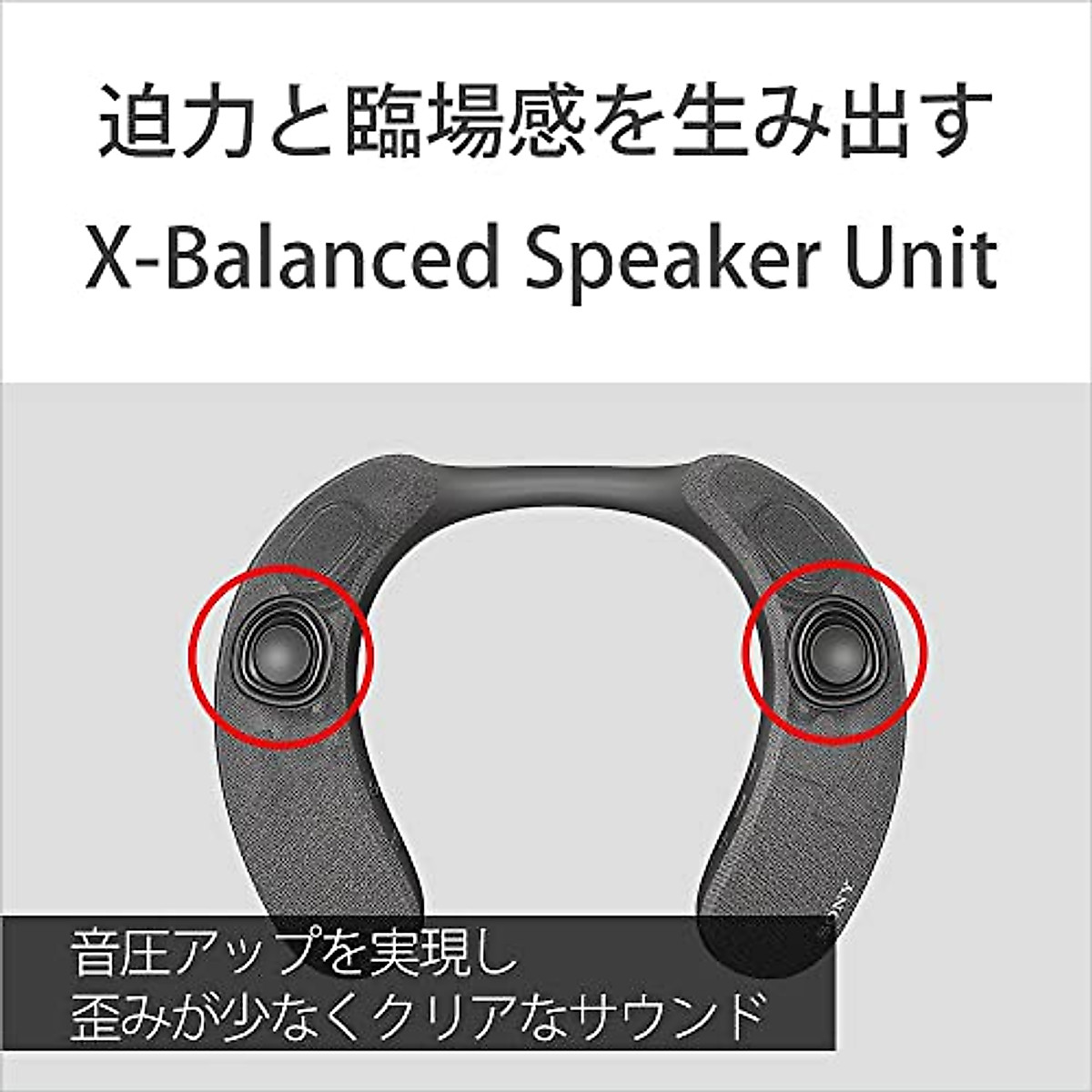 Sony SRS-NS7 Wireless Neckband Speaker, 360 Reality Audio, Hands-Free Calling, IPX4 Splashproof, Long Battery, 12 Hours, Fast Charge 10 Minutes of 60 Minutes, SRS-NS7 HC