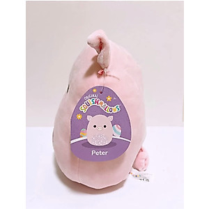 Squishmallows- Official Kellytoy New Easter 2023 - Cute and Soft Stuffed Animal Toy - Great Gift for Kids 8'' (Peter Pig), Blue