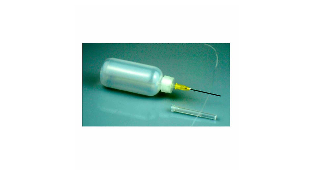 2 Needle Tip Liquid Flux Dispenser - 0.7 Oz Squeezable