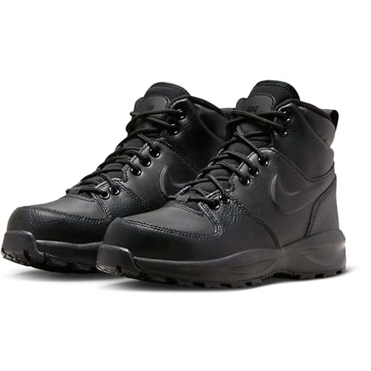 Nike Manoa LTR (Big Kid) Black/Black/Black