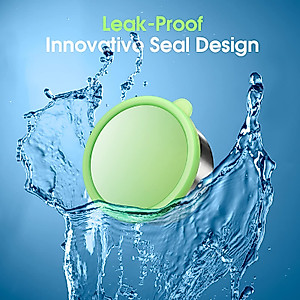 fruui Stainless Steel Containers with Lids, 3 Pack Reusable Snack Containers, 18/8 Stainless Steel Lunch Box Containers, Leakproof, Premium Silicone, Easy Open Food Containers - 13oz, 7oz, 3oz