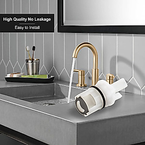 RP25513 faucet stem assembly Replacement Kit for delta two handle faucet repair kit Includes 1/4 Turn stop RP4993 Seats and Springs 4 Pack