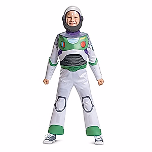 Disney Pixar Lightyear Buzz Space Ranger Costume for Kids, Deluxe Official Disney Lightyear Costume Outfit, Child Size Medium (7-8)