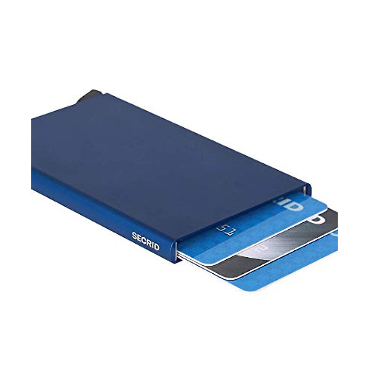 Secrid Card Protector with RFID Proection, Blue, Very Slim Credit Card Holder
