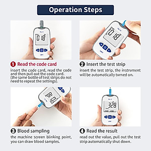 URIT 50 Pack UA Test Strips for URIT PA-11, 25 Test Strips Per Box. (Includes 50 Test Strips and 50 lancets.)