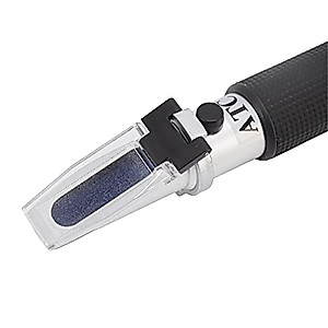 Alcohol Refractometer, Accurate Data Liquor Refractometer 0‑80% Range Adjustable Eyepiece Calibration Screw Fast Measurement for Wine Making