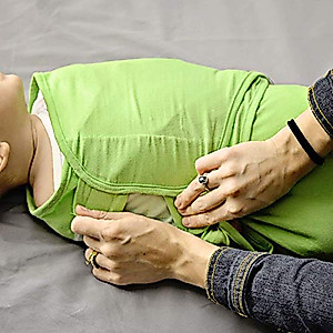 Ziggy Baby Swaddle Blanket Wrap Set Chevron, Dot, Solid, Grey/Green/White, 3 Pack