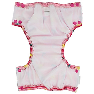 Acorn Baby Toddler Swim Diaper Size 5 and 6 Adjustable - Pink Palm Trees Swimmers Reusable Toddler Swimming Diaper